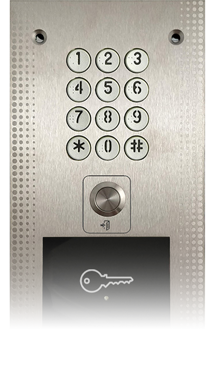 Coded Keypad Push Button: Hands-Free Secure Access